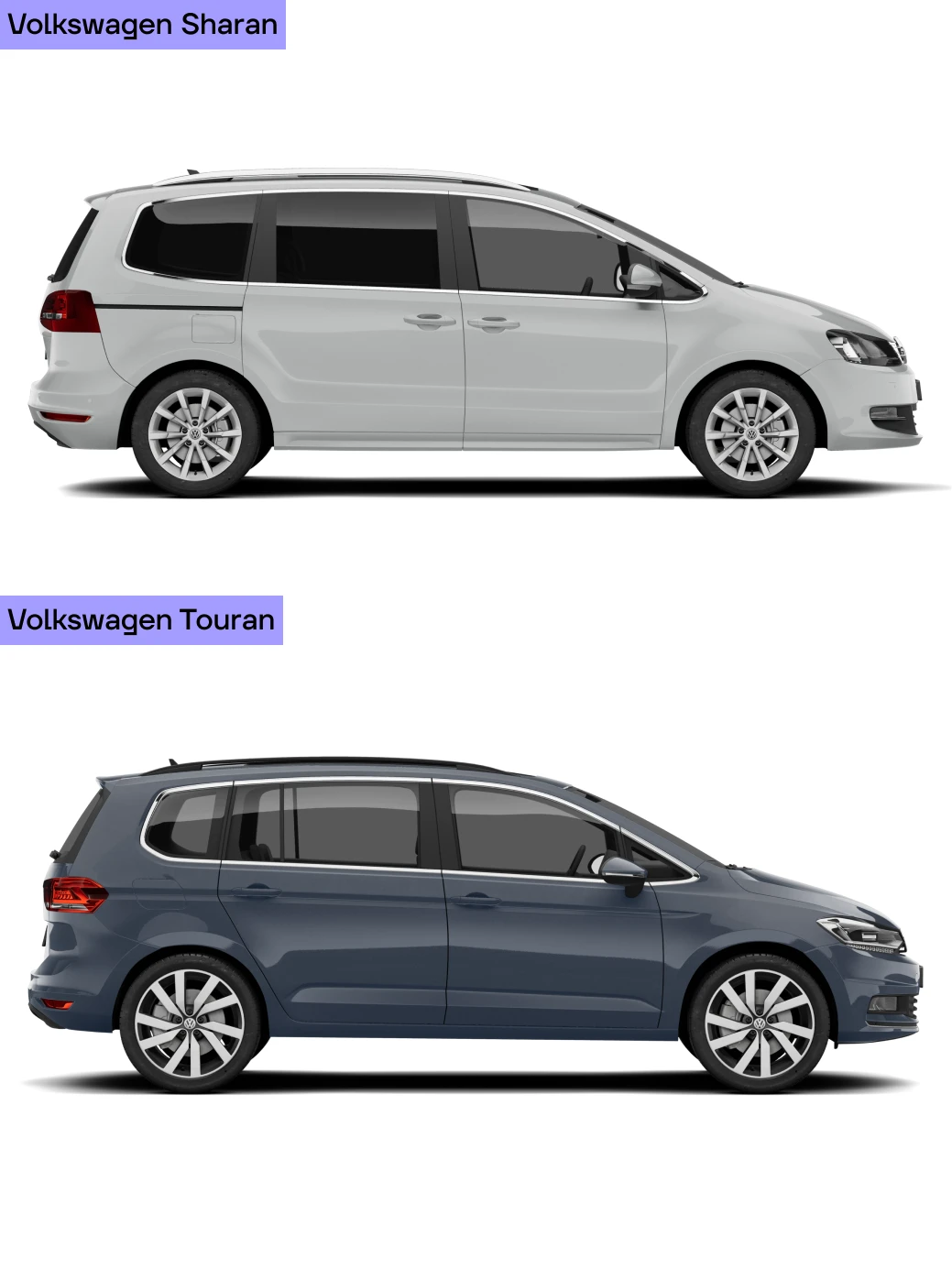 Vergleich Sharan Touran
