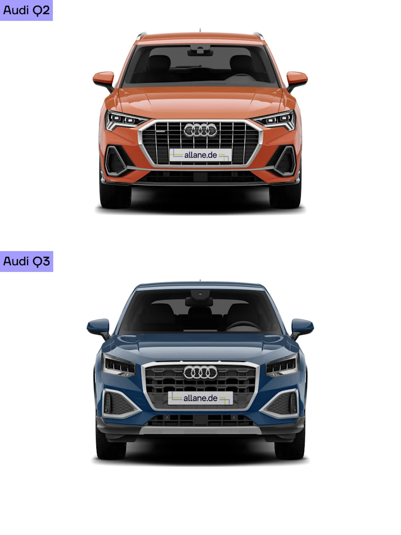 Audi Q2 vs. Audi Q3 – Kompakt-SUVs im Vergleich 2025 | Allane