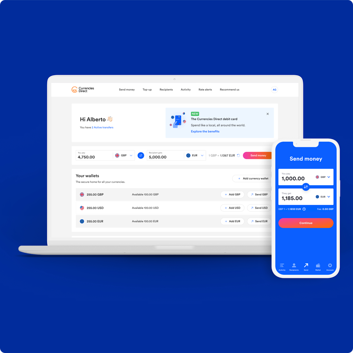 Multi-Currency Account | Currencies Direct UK