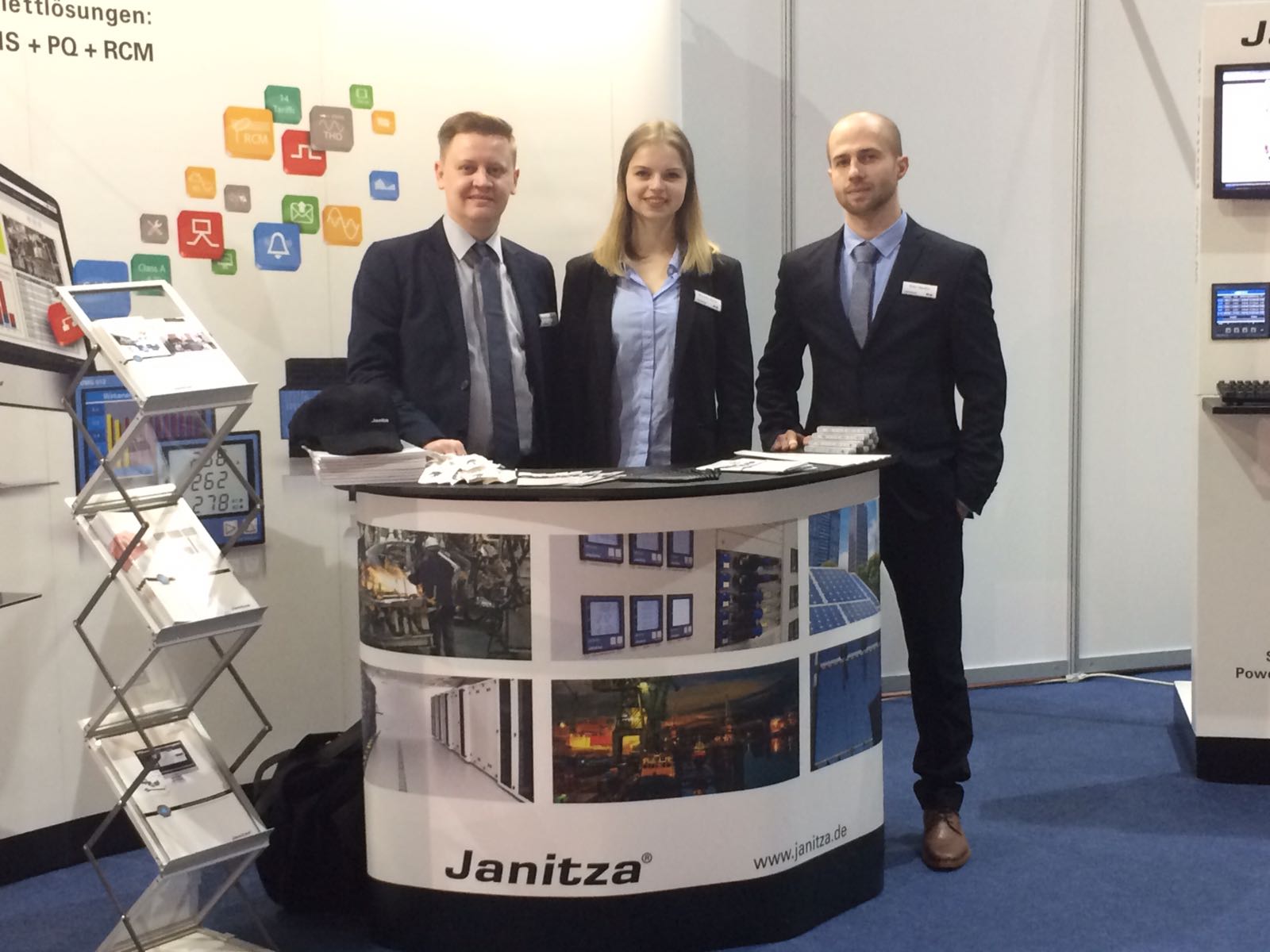 Großer Andrang am Messestand