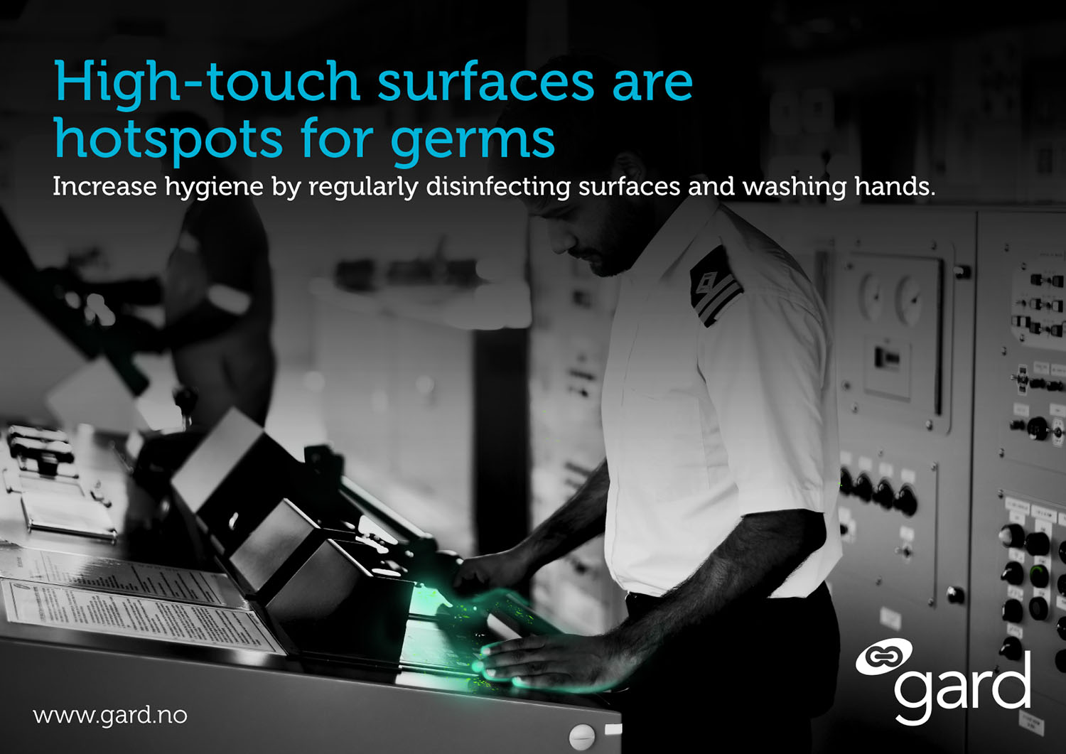 Does your onboard hygiene management cover high touch surfaces? | Gard ...