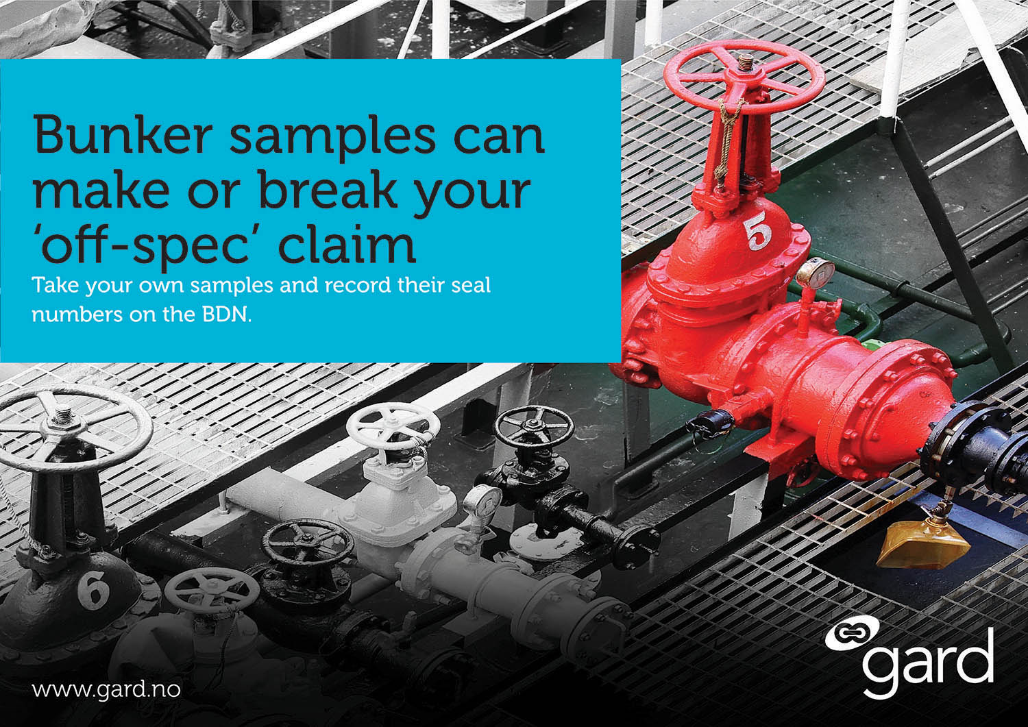 Take your own bunker samples - they are a vital piece of evidence ...