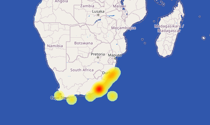 Weather Map Africa Southern Africa Weather Forecast Maps Tuesday 14