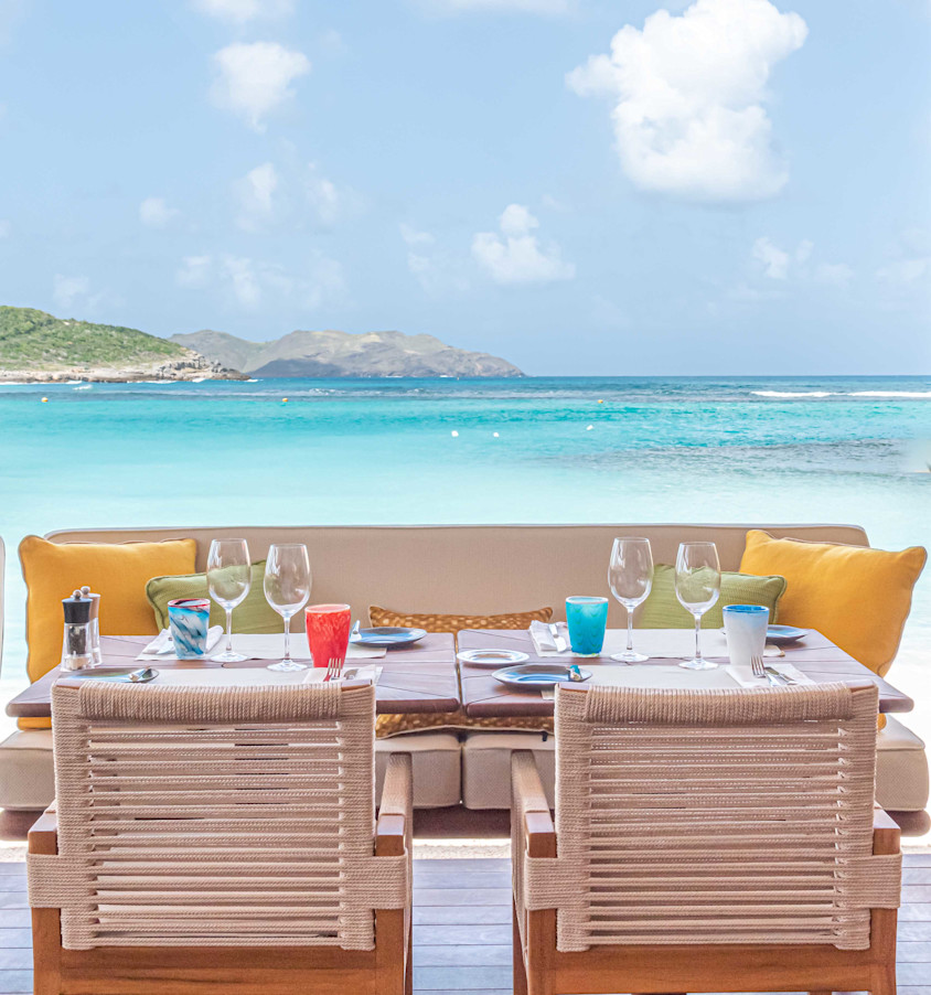 Sand Bar in Saint Barths | Eden Rock St Barths Hotel