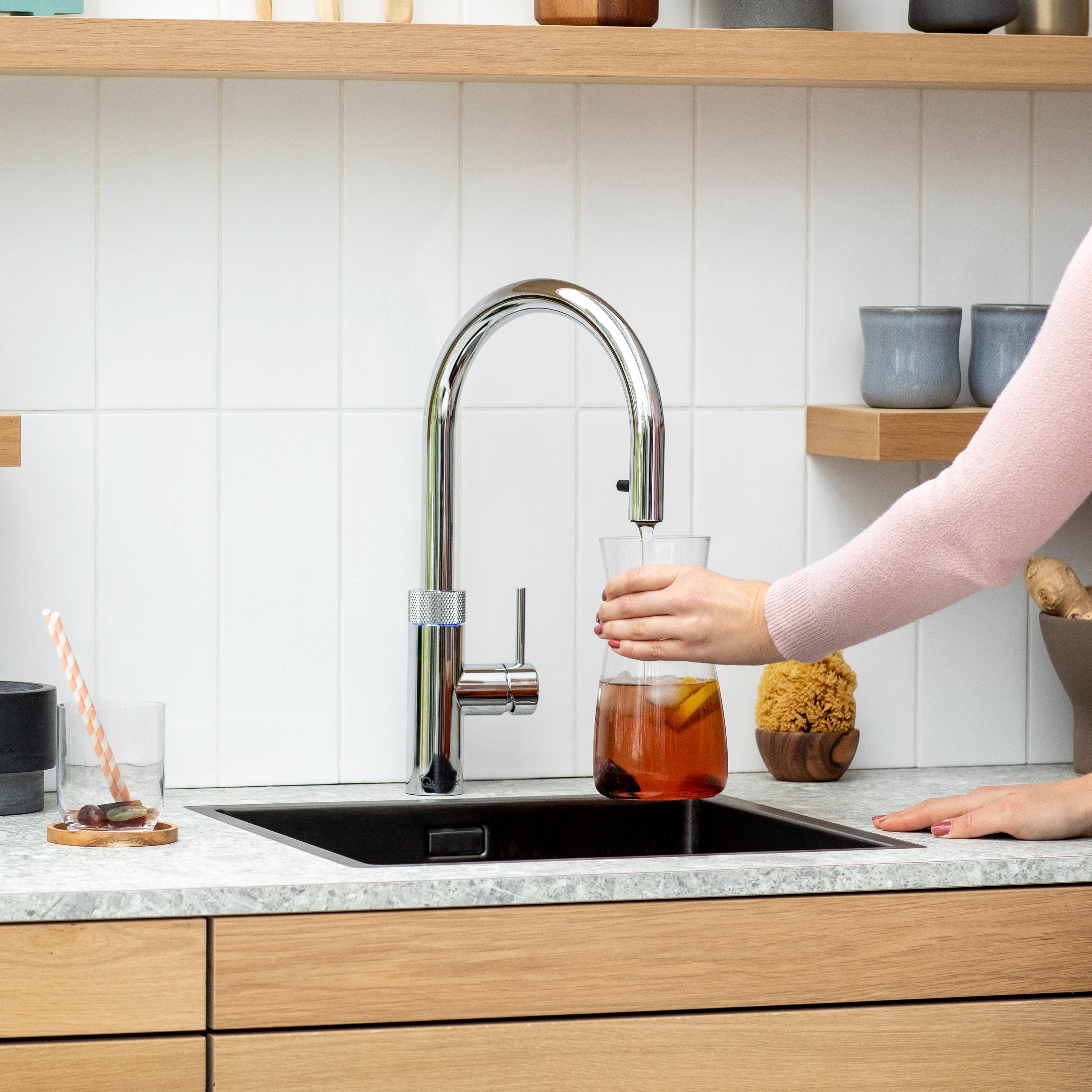 Quooker Flex | Avec tuyau flexible extractible