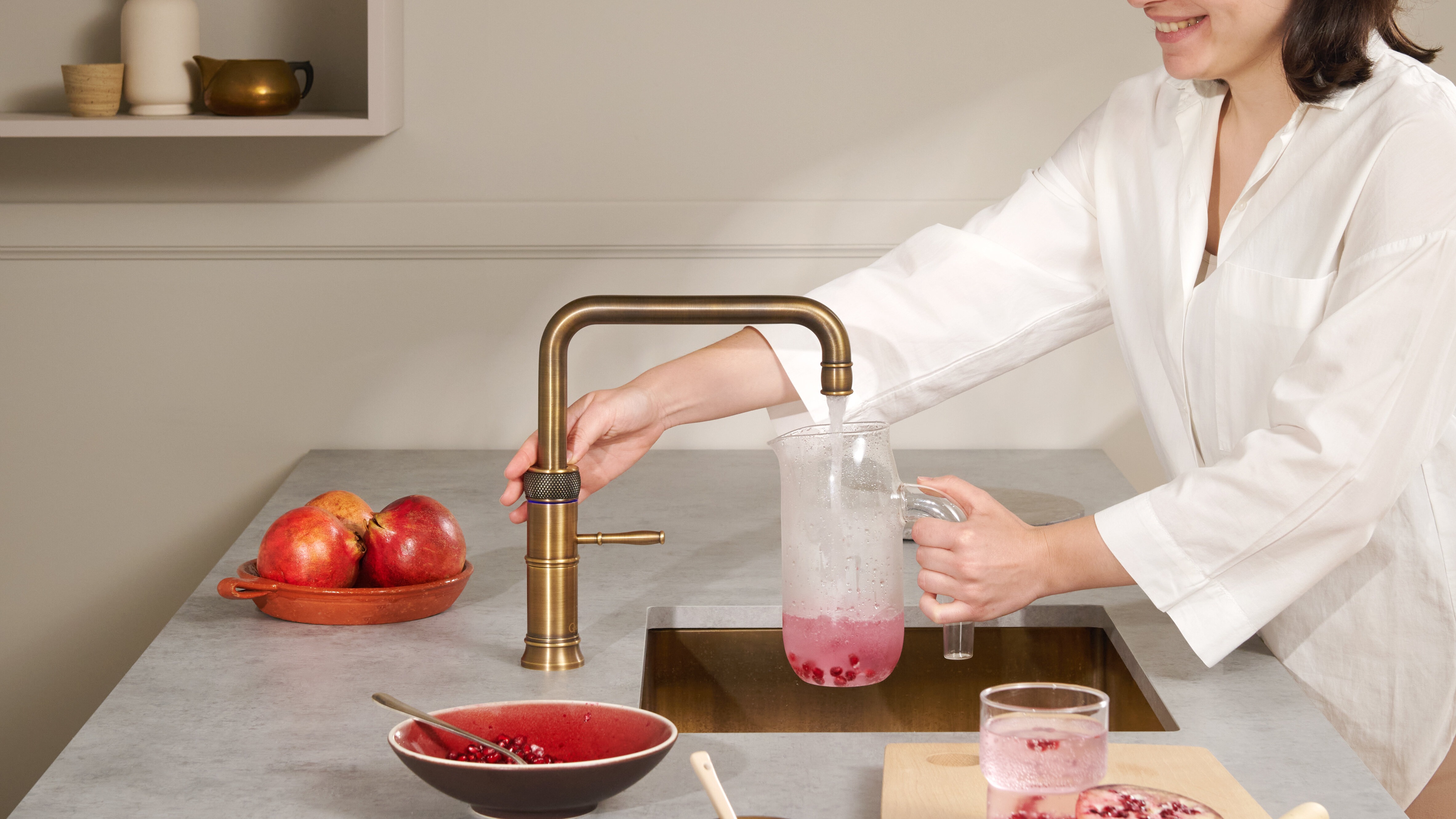 Quooker Classic Fusion | Round mixer tap with boiling water