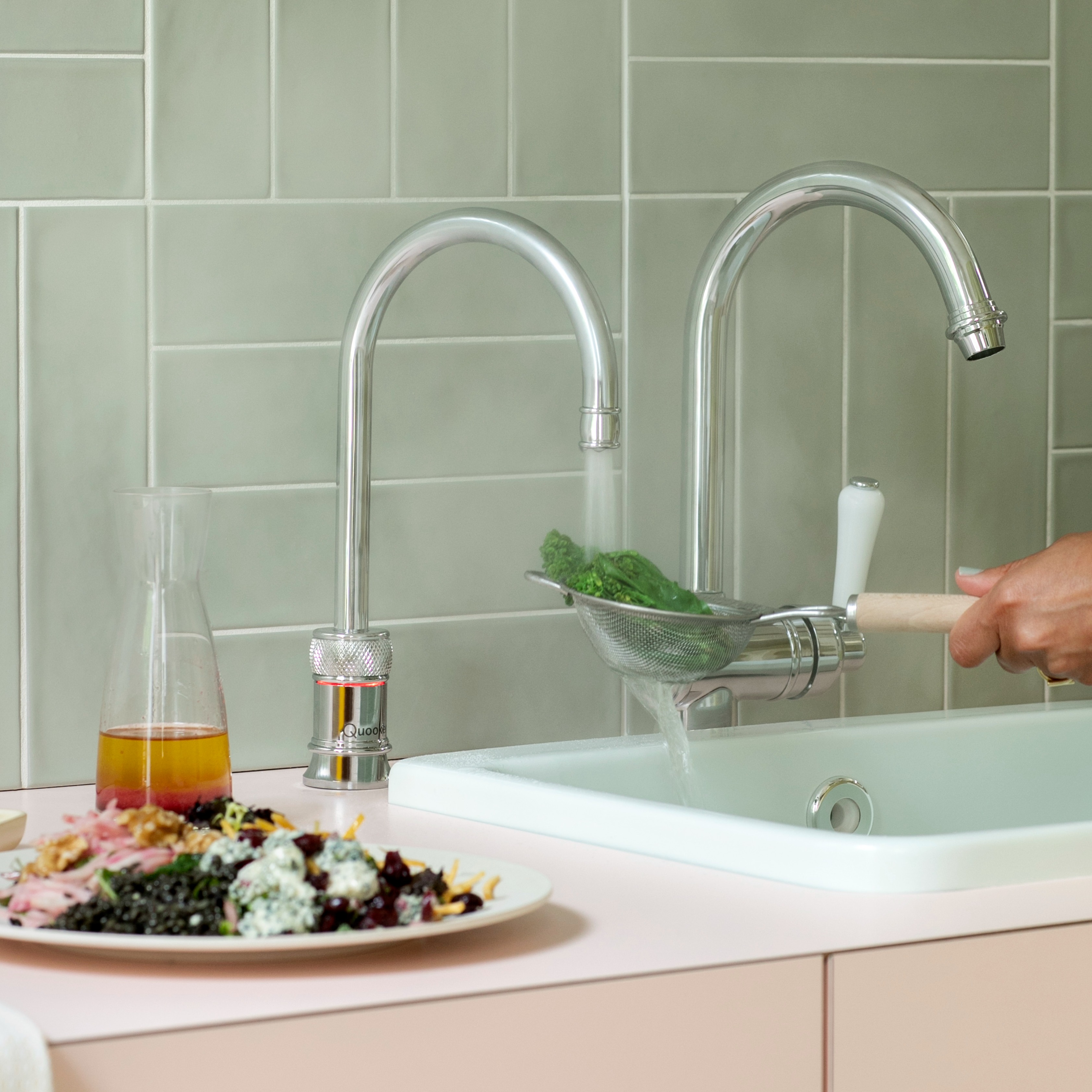 Quooker Nordic single tap | A Quooker tap to pair with any kitchen tap