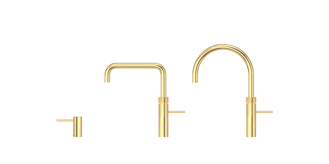 Quooker gold - The classic style gold mixer tap with boiling water