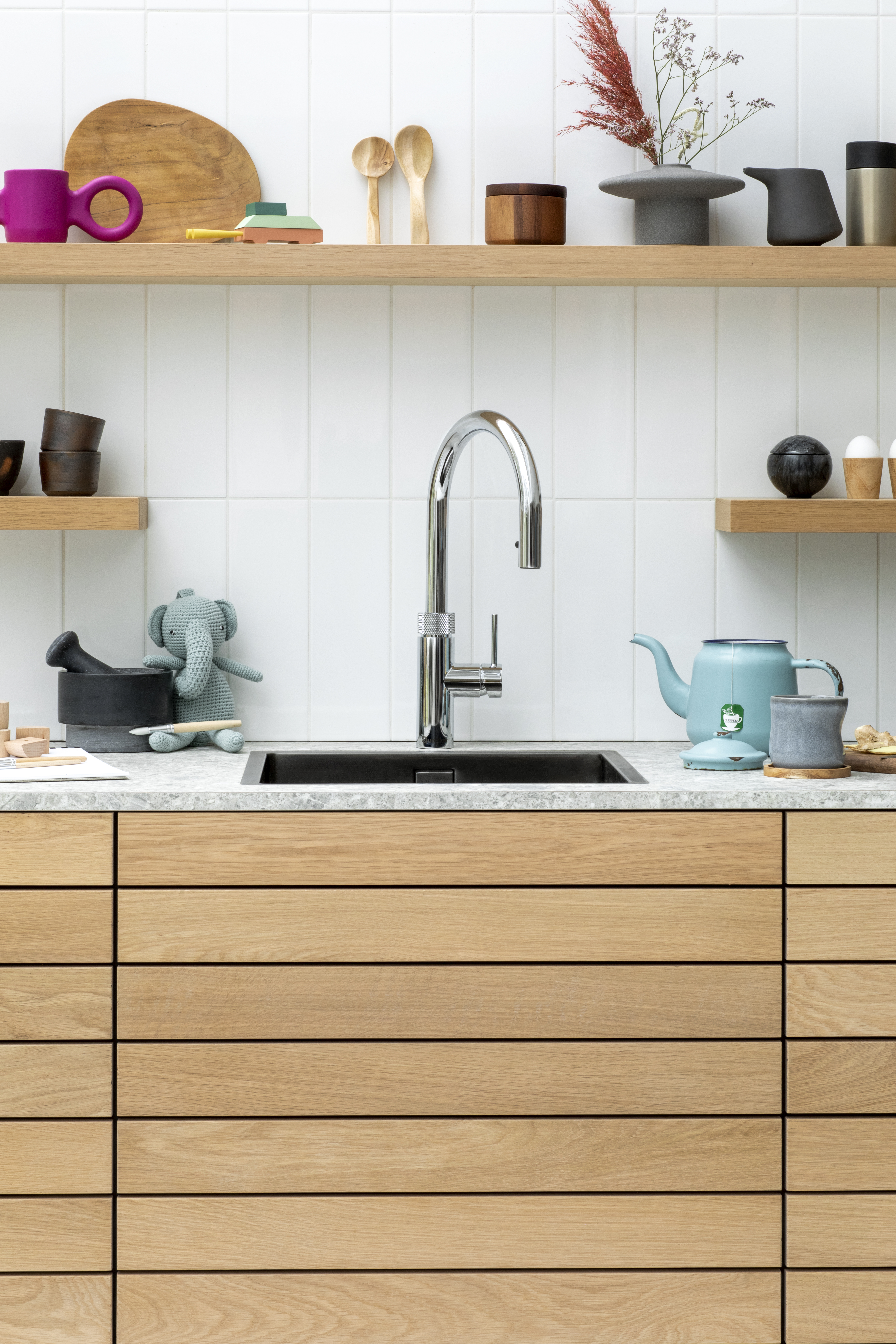 Quooker Flex | Boiling, Hot & Cold Water Tap with Flexible Pull-Out Hose