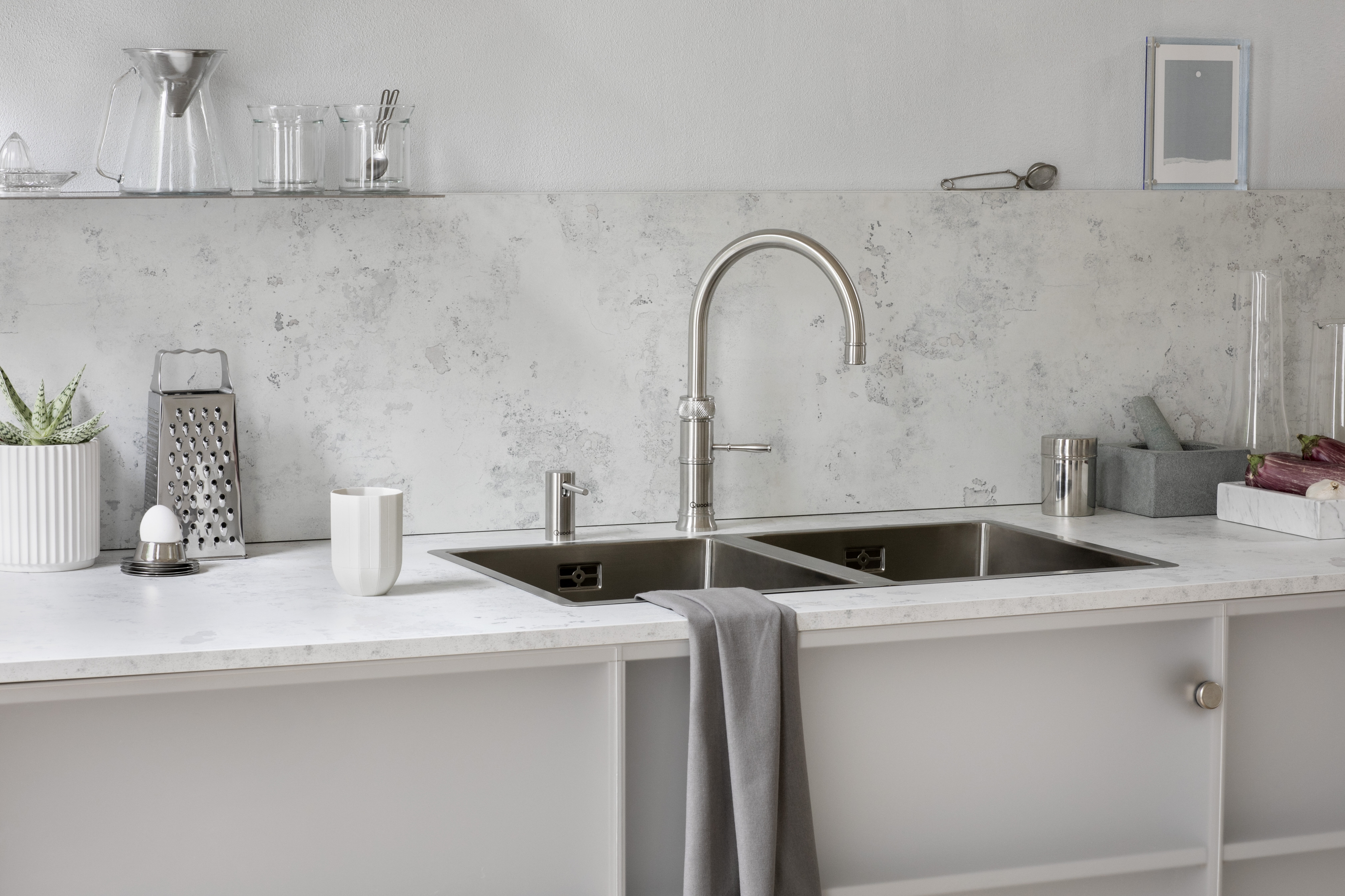 Quooker Classic Fusion | Round mixer tap with instant boiling water