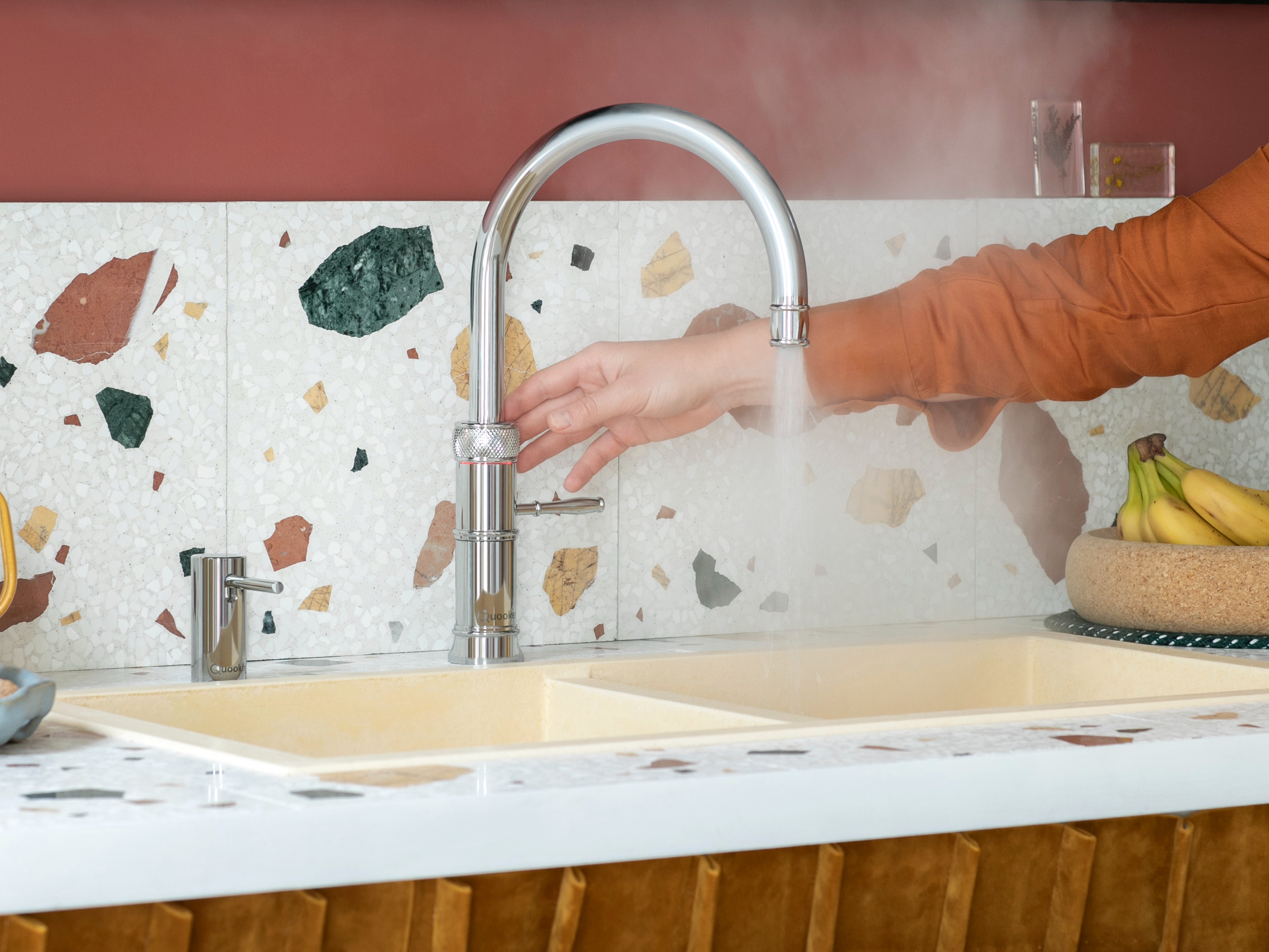 Quooker Classic Fusion | Round mixer tap with boiling water
