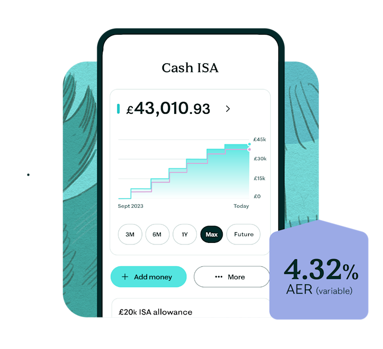 Open Access Cash ISA | 4.10%* AER (variable) | Moneybox | Save and Invest