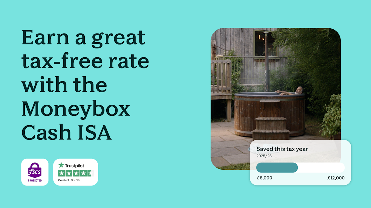 Open a Cash ISA | 4.00%* AER (variable) | Moneybox | Save and Invest