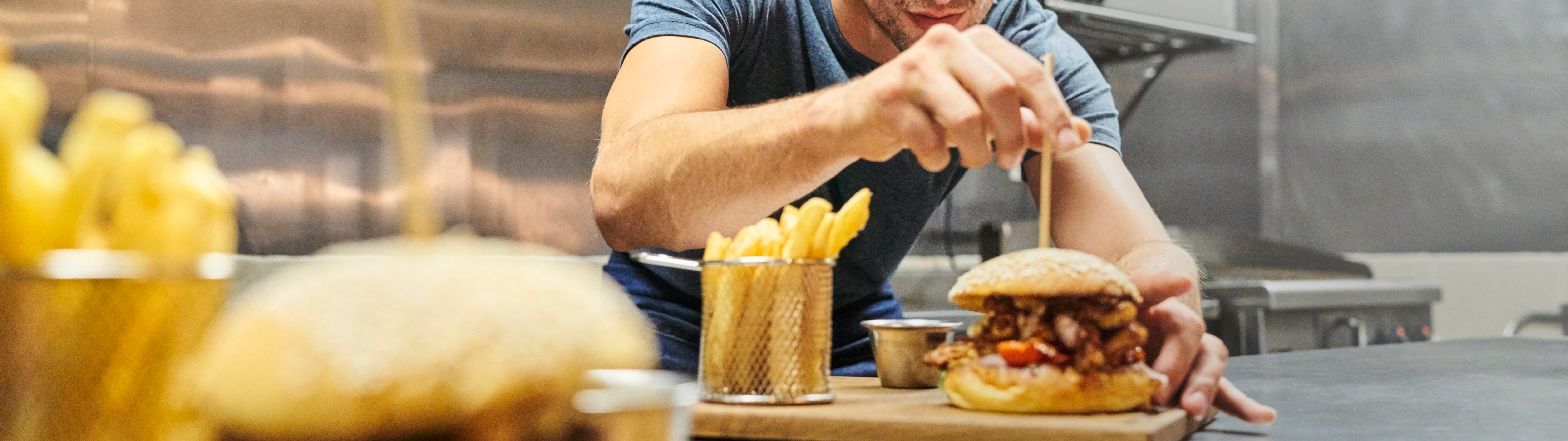 Serving burgers at your restaurant | LLBG Bakery Solutions for ...